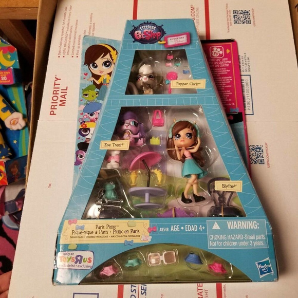 Hasbro | Toys | Hasbrolpslittlest Pet Shop Paris Picnic Playset Rare ...